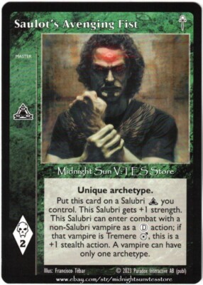 Saulot’s Avenging Fist Fifth Edition V5 V:TES VTES Vampire CCG | eBay