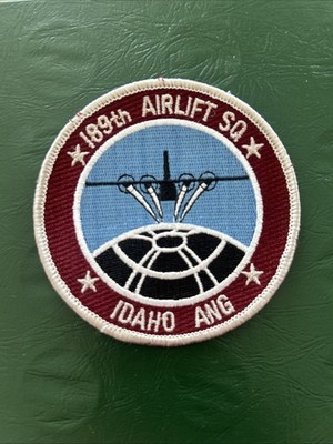 189th Airlift Squadron Idaho Air National Guard Patch | eBay