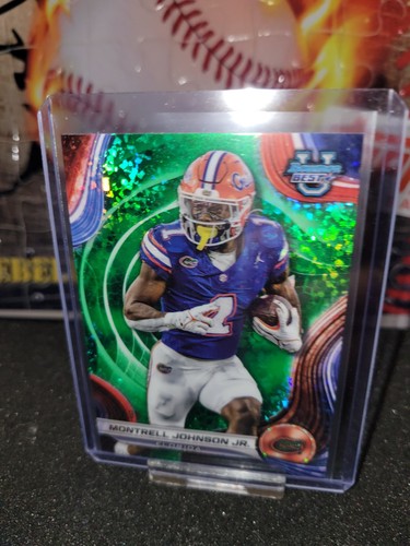 2024 Bowman Best U Montrell Johnson Jr. Green Speckle Refractor /99 | eBay