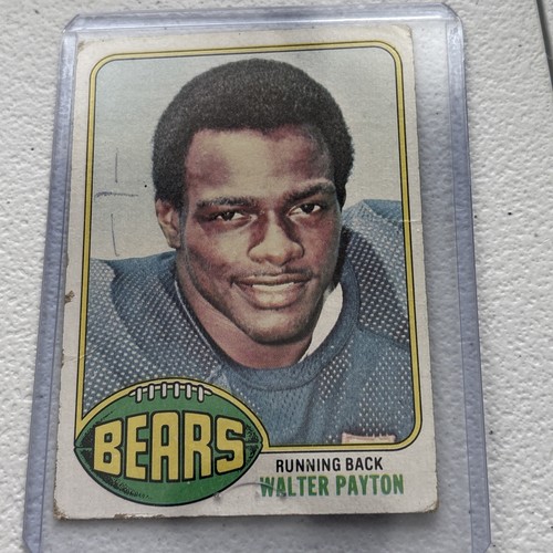 Walter Payton Original Rookie Card Topps 1975 Bears | eBay