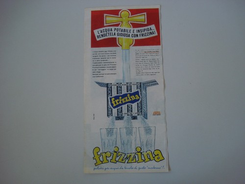 advertising Pubblicità 1962 FRIZZINA STAR | eBay