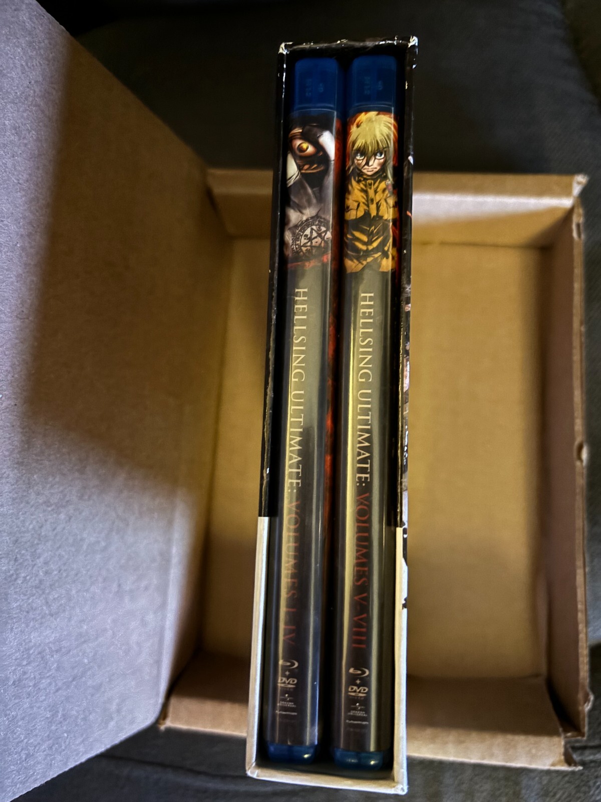 (NO DISC 1) Vol. I-IV of Hellsing Ultimate + Vol. V-VIII + Limited ...