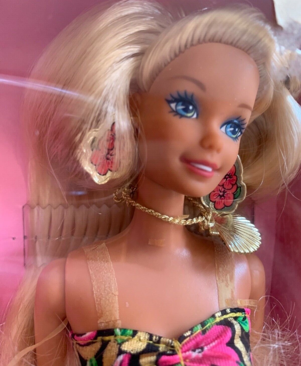 Vintage Mattel Tropical Splash Barbie Doll 1994 New In Box