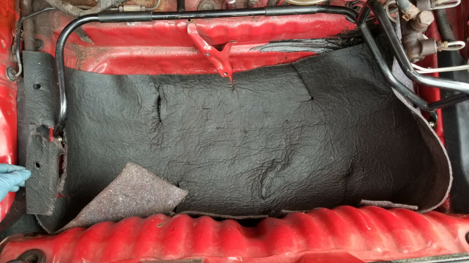 1985-1986 Toyota MR2 AW11 Front Hood Frunk Mat Liner Horizontal 64723 ...