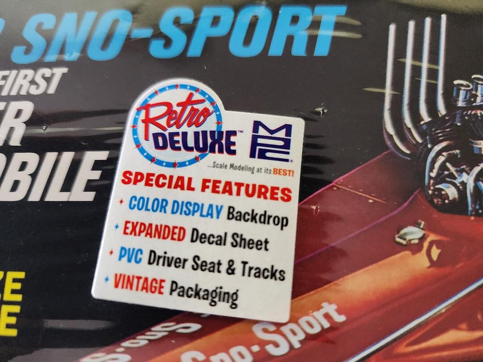 MPC RUPP SUPER SNO SPORT THE WORLDS FIRST DRAGSTER SNOWMOBILE SCALE 1/ ...