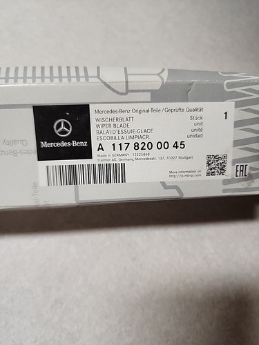A 117 820 00 45 Genuine Mercedes-Benz Wiper Blade Blade | eBay