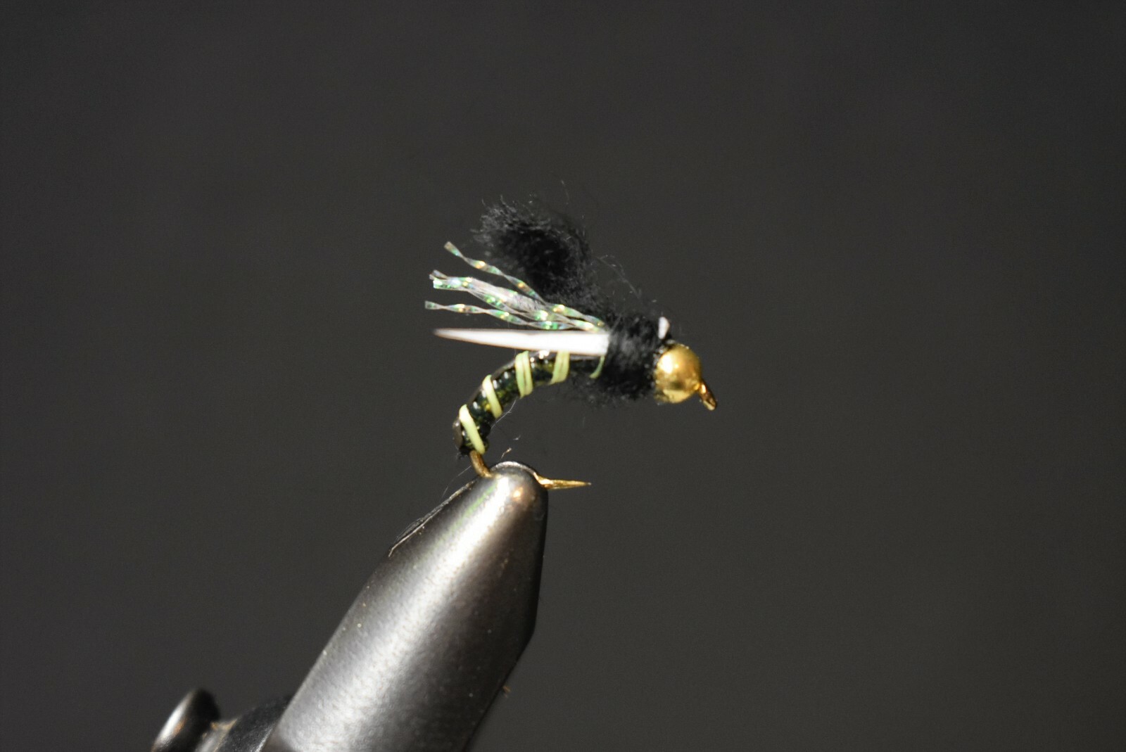 2 Flies, Size 10, BH Bead Head Hotwire Chartreuse Caddis Nymph Fly ...