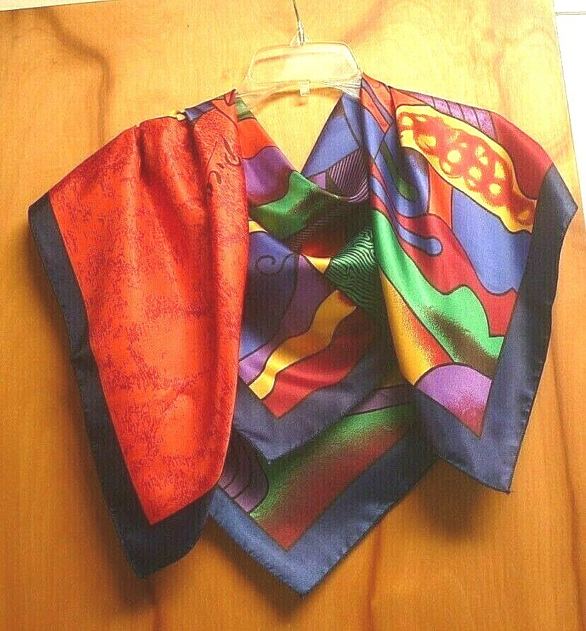 Picasso Bright Multi Color Lady in the Hat Design Sat… - Gem