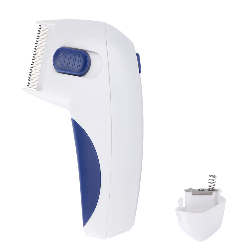 2x Flea Remover Comb Electric Dog Anti Flea Comb Head Lice Pets Cat ...