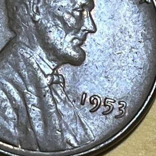 1953-P Lincoln Wheat Cent Poor Man's Doubled Die Deterioration DDO ...