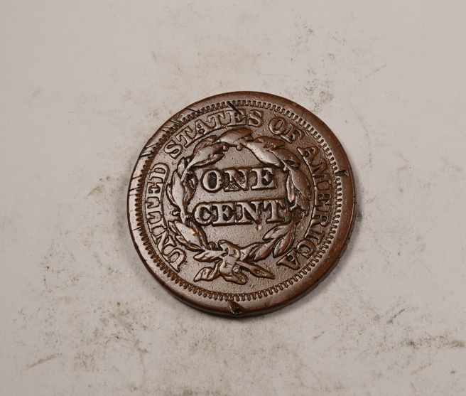 1848 Braided Hair Large Cent ~ Extra Fine XF/EF ~ (LC136) | eBay