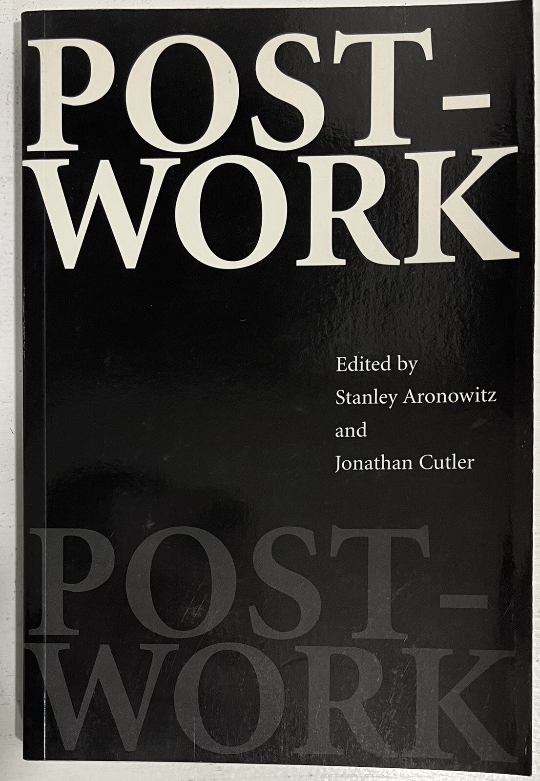 Post-Work by Jonathan Cutler (1997, UK-B Format Paperback) | eBay