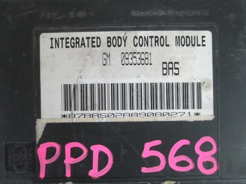 1990 Firebird Body Control Module Body Control Module BCM Fits 96 02