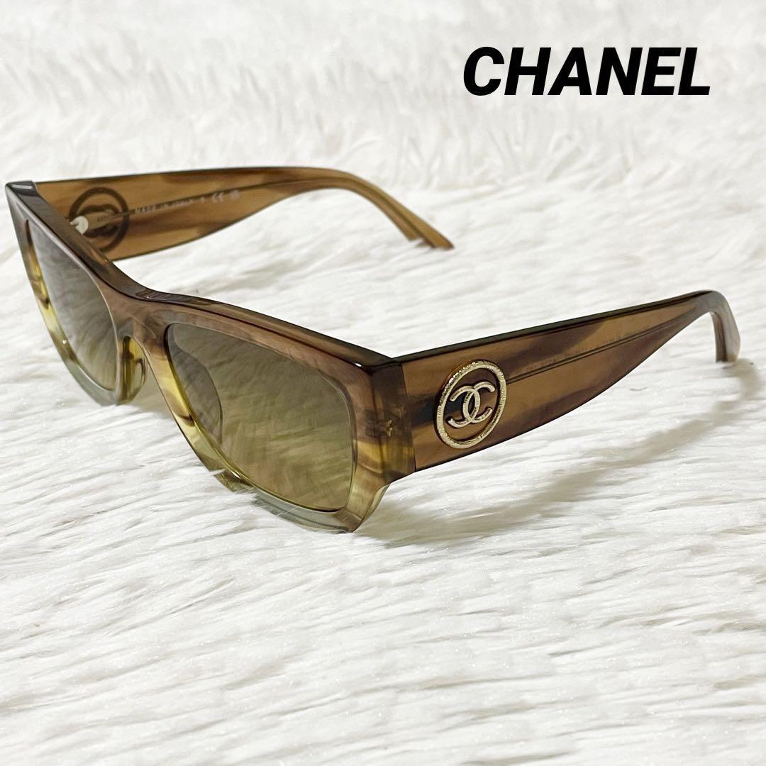 CHANEL 2023 Model Sunglasses Glasses Coco Mark - Gem