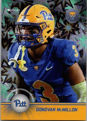 2024 Donovan McMILLON Pitt Panthers Onit AthleteRARE SILVER HOLO ICON ...