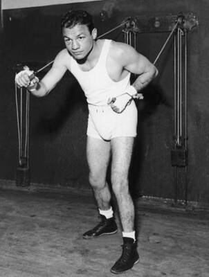 Tony Canzoneri American Boxer Training In June 1933 1930s Boxing Photo ...