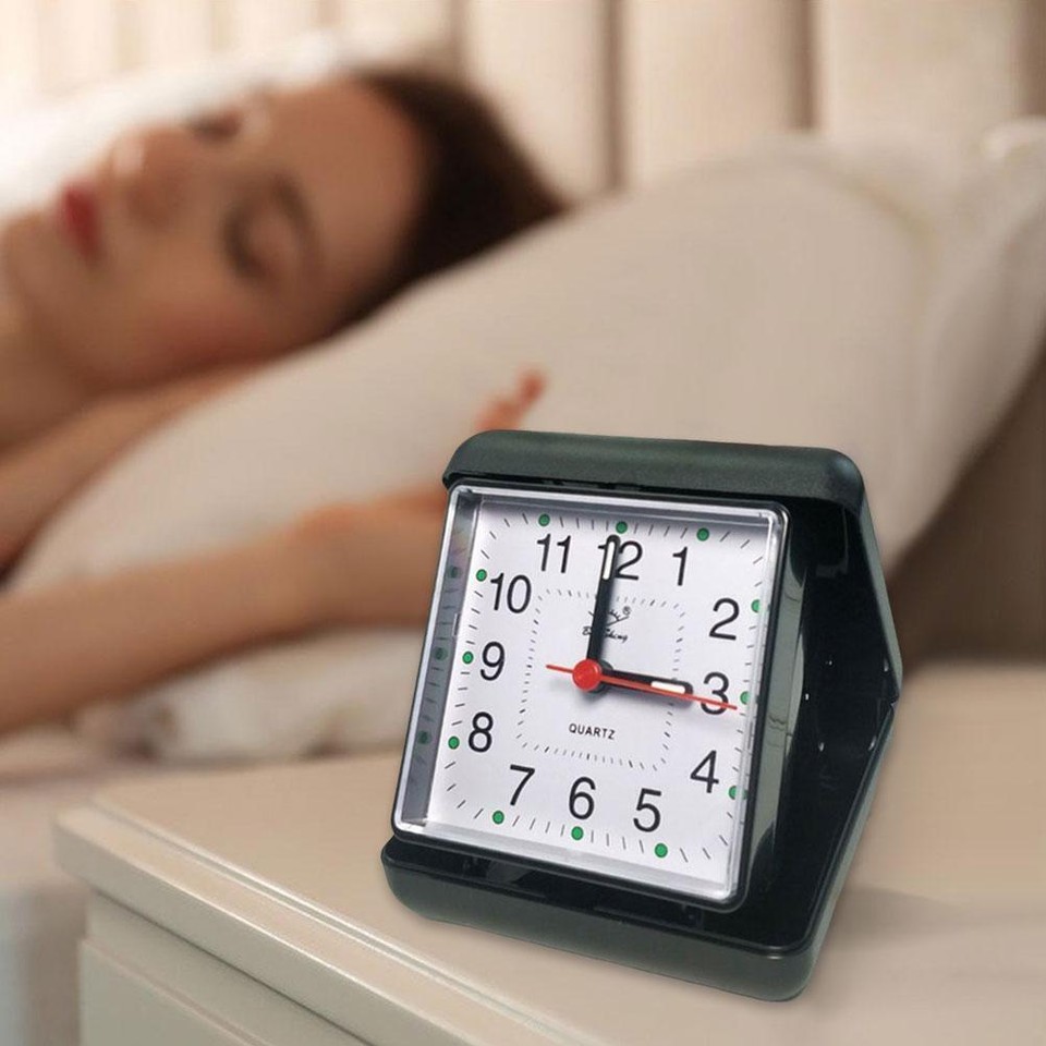 Quartz Travel Alarm Clock with Case - Holiday / Travelling R1P8 | eBay
