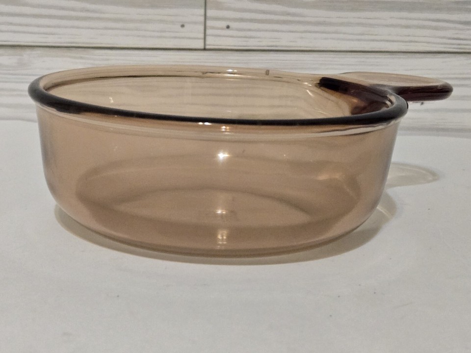 VINTAGE Vision CORNING WARE VISIONS AMBER PYREX GRAB IT BOWL V-150-B | eBay