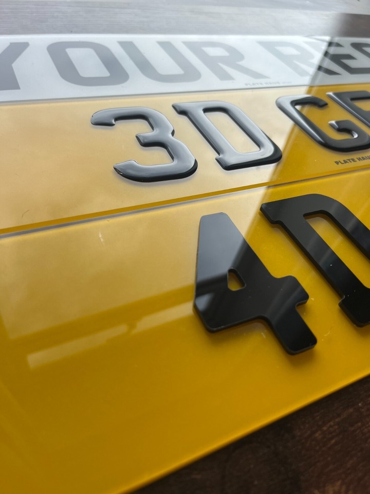 UK LEGAL NUMBER PLATES|2D,3D Gel,4D,Retro|Highest Quality|100% MOT ...
