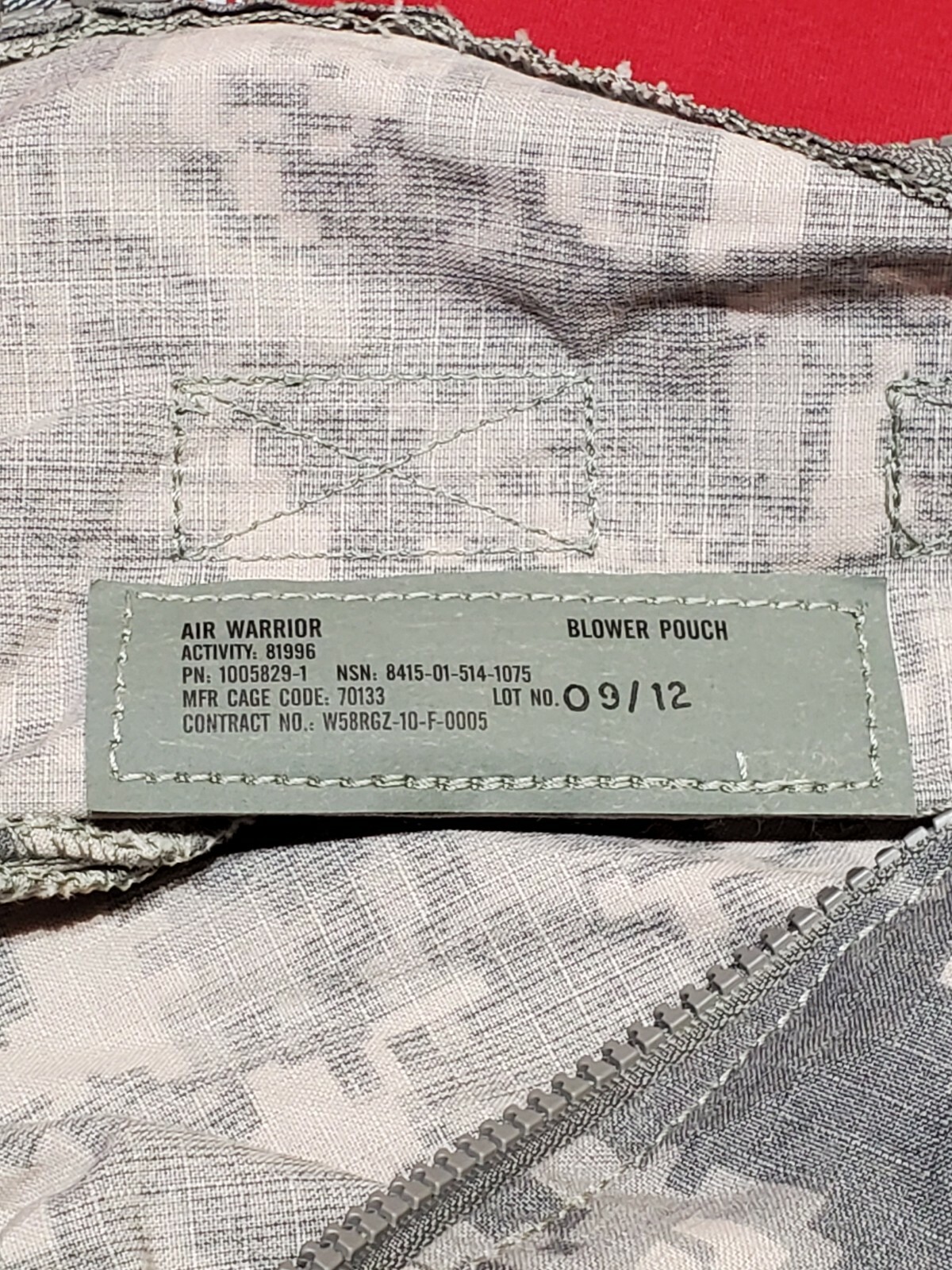 Air Warrior Blower Pouch ACU pattern | eBay