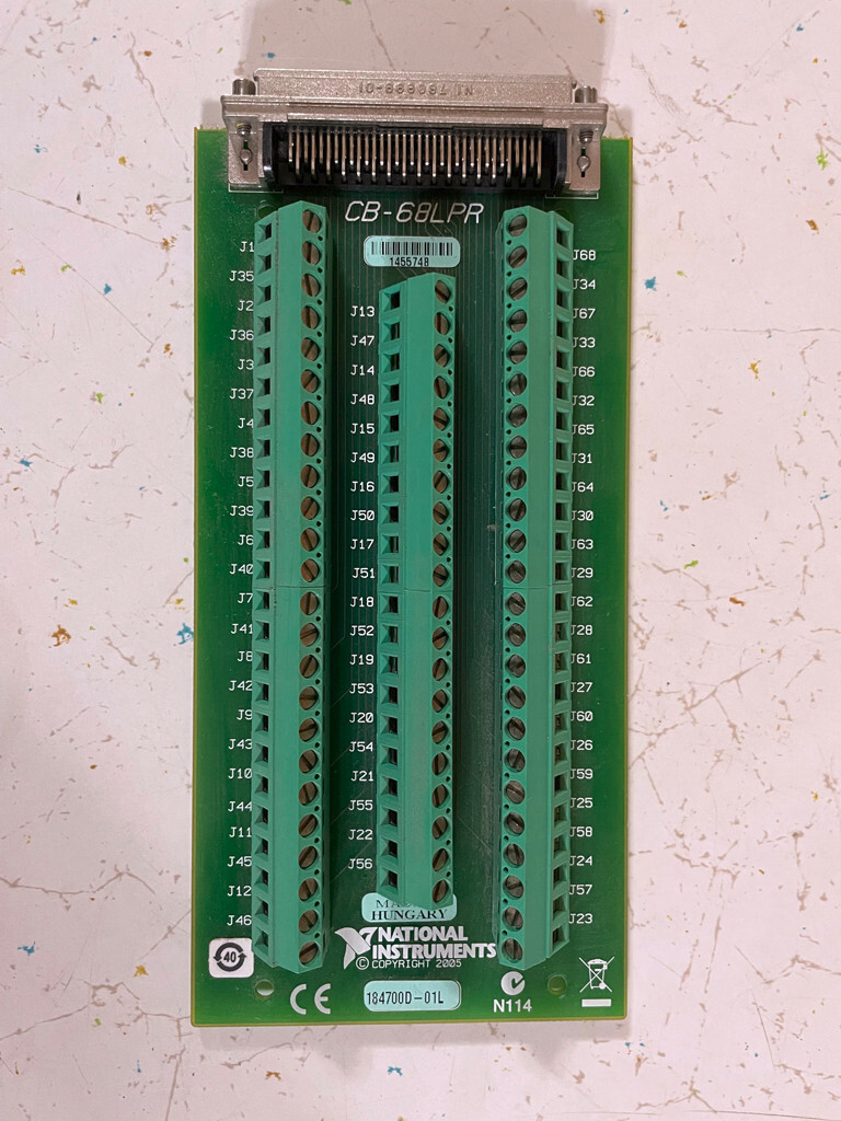 National Instruments CB-68LPR terminal block | eBay