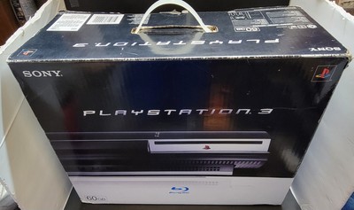 Sony PlayStation 3 PS3 CECHA01 60GB Backwards Compatible Console w ...