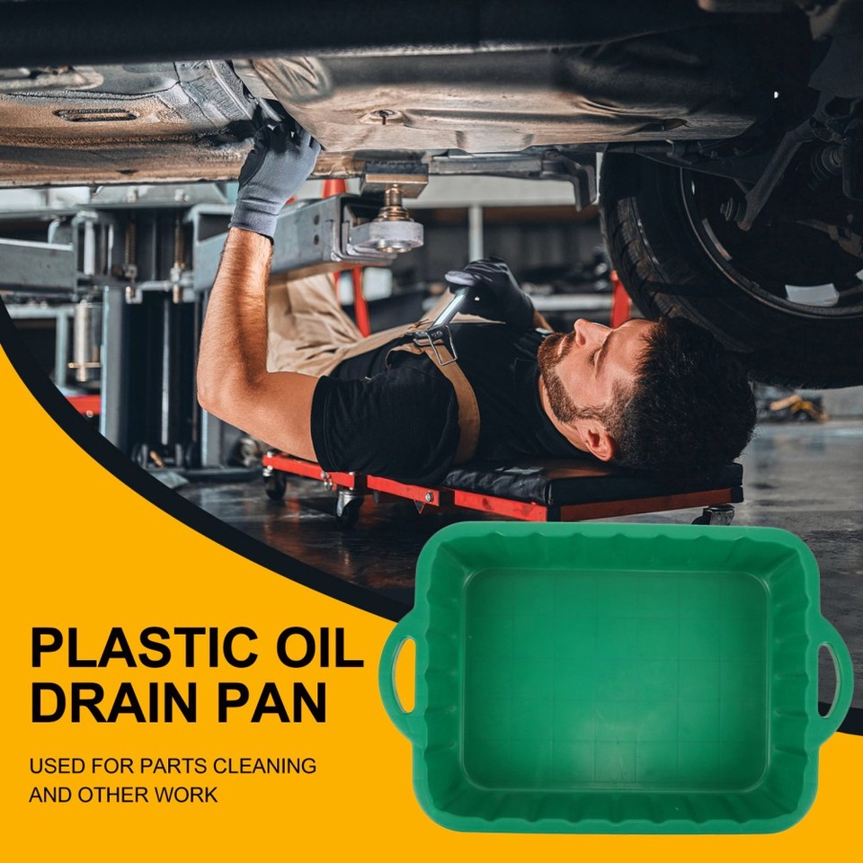 Oil Basin Tool Waste Engine Container Automotive Drip Pan Drain Pans ...