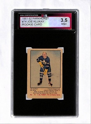 1951-52 Parkhurst Joe Klukay Rookie (BCGA4) #74 KSA 3.5 | eBay