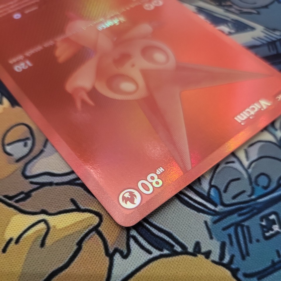 Pokemon TCG - Victini 171/086 - Black Bolt - Monochrome Red Card | eBay