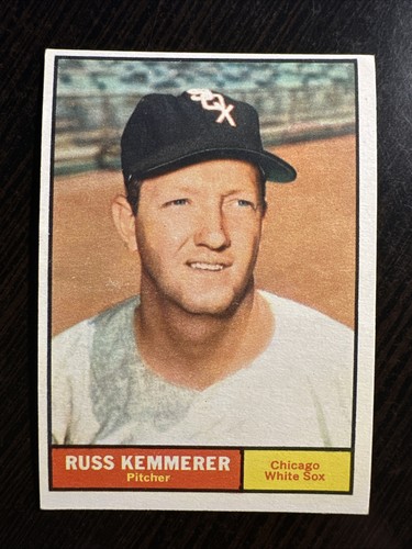 1961 TOPPS #56 RUSS KEMMERER CHICAGO WHITE SOX EX-MT *Hot Corner ...
