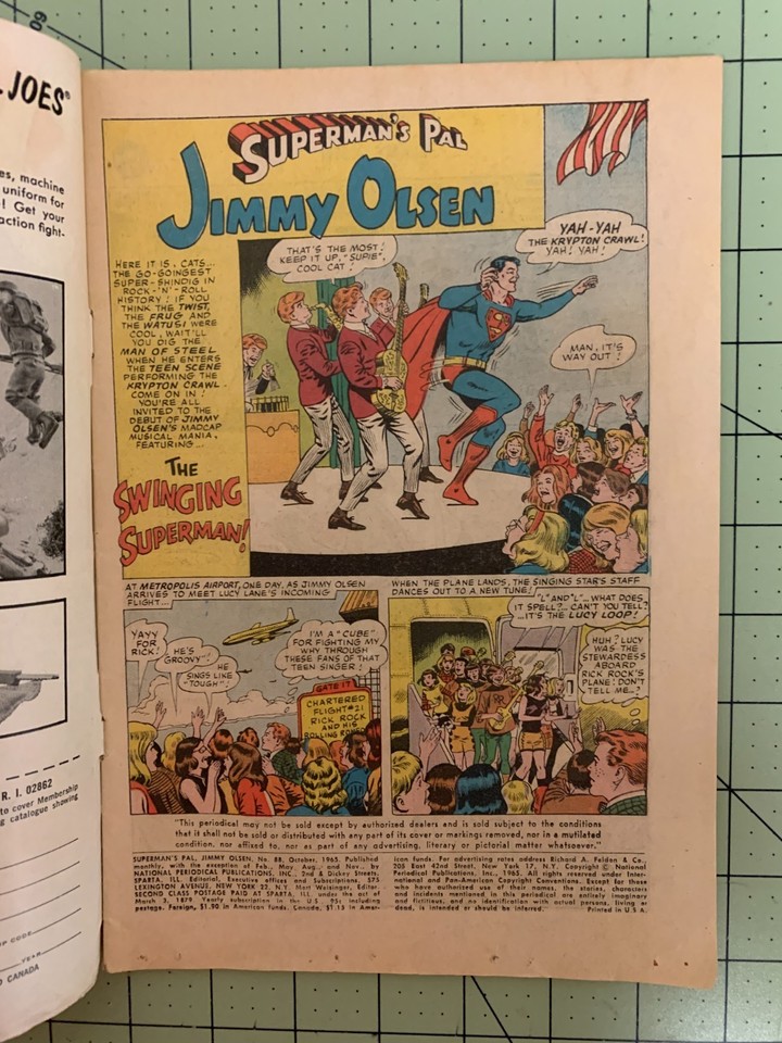 Superman's Pal Jimmy Olsen #88 - Oct 1965 - Silver Age - DC Comics | eBay