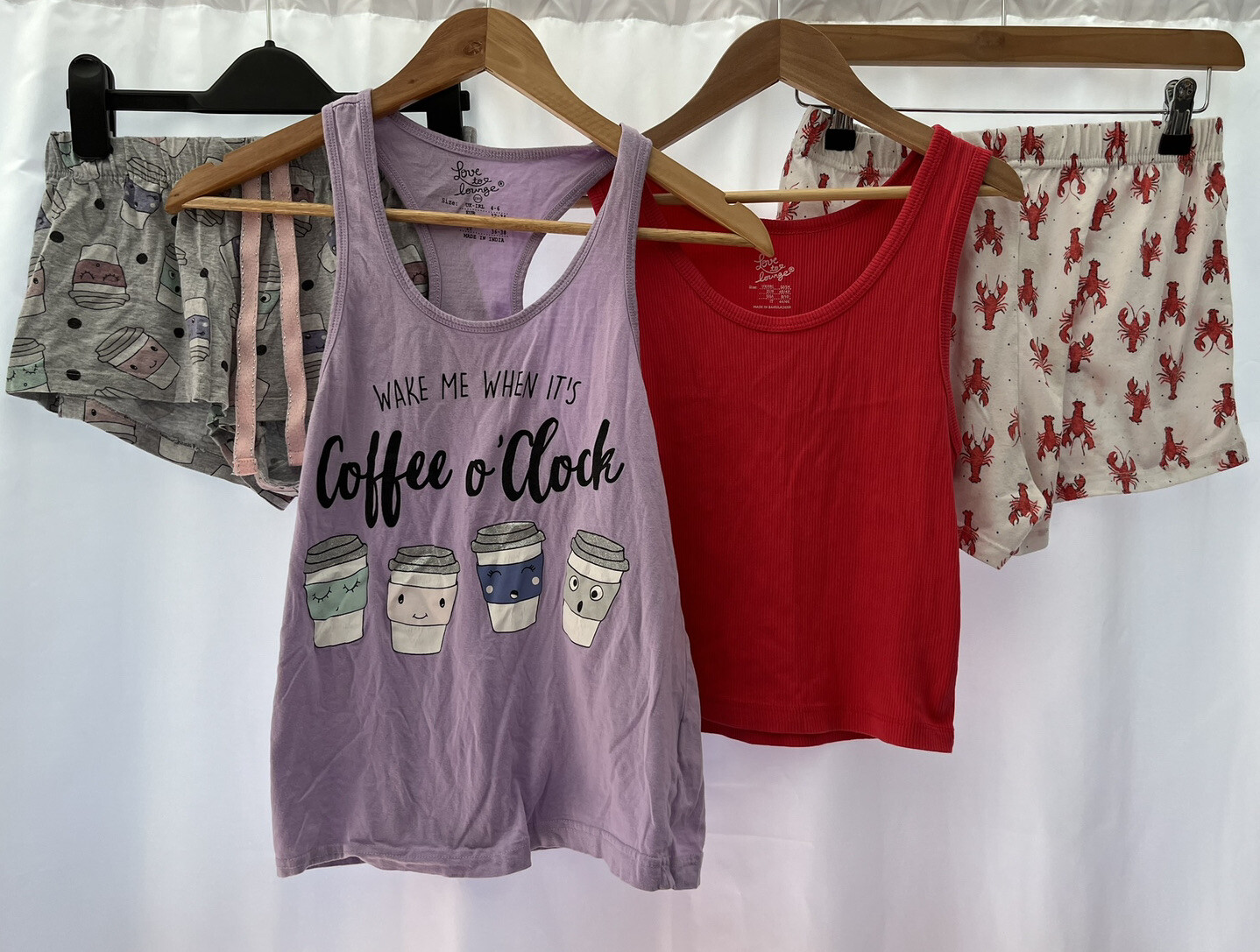 X2 Shorts Pyjama Sets Primark Size XS Mix Colours Wom… - Gem