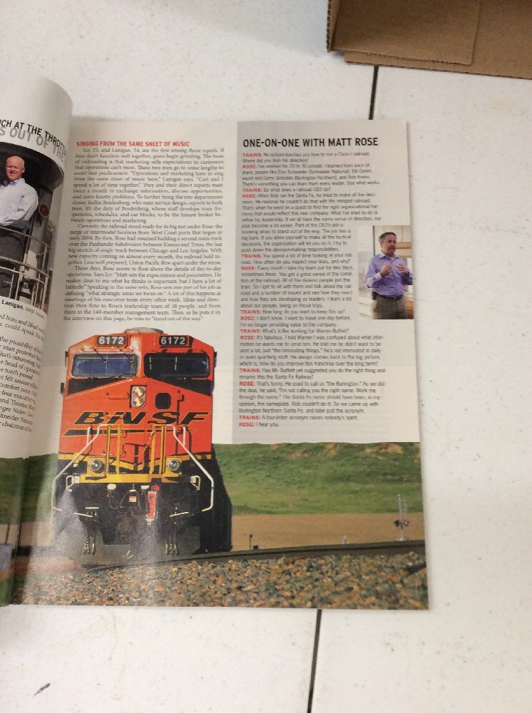 Trains Magazine Vintage Railway history November 2010 BNSF 6954 | eBay