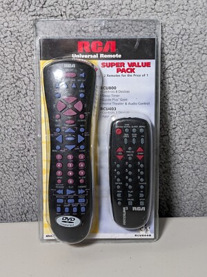 RCA RCU800B, Value Pack Universal Remote Controls (RCU800 and RCU403 ...