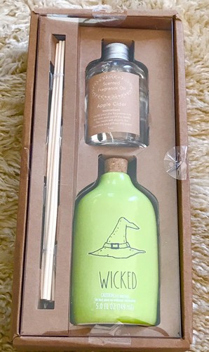 NEW 2021 RAE DUNN HALLOWEEN WICKED SCENTED APPLE CIDER REED DIFFUSER ...