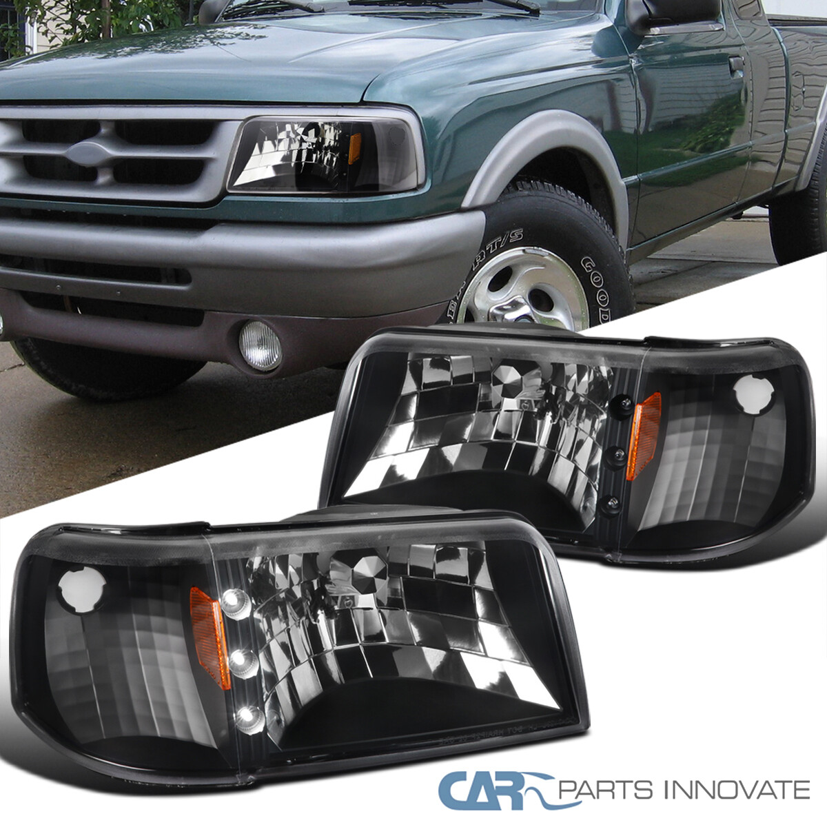 Demo: Spec-D OEM Replacement Headlights Ford Ranger, 42% OFF