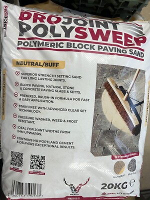 Nexus ProJoint™ Polysweep™ Brush in Paving Setting Sand - 2 colours 20kg | eBay UK