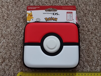 NINTENDO 2DS 3DS XL OFFICIAL POKEMON POKE BALL CONSOLE ZIP CARRY CASE ...