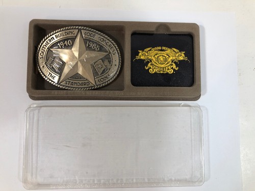 Southern Building Code Congress 1940-1985 Solid Brass Belt Buckle | eBay