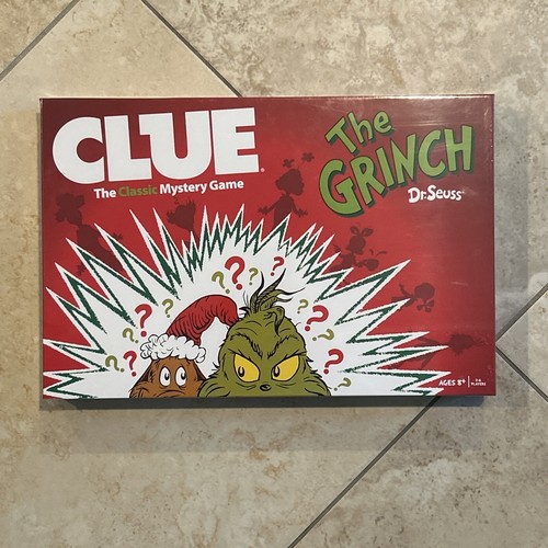 Clue Dr. Seuss How The Grinch Stole Christmas Edition Board Game ...