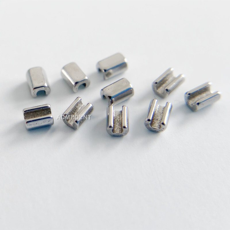 100Pcs Dental Mini Stops Crimpable Stop Hooks Archwire Stopper Closed ...