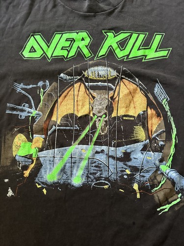 Overkill vintage Tour t shirt 1988 Heavy Metal Thrash Metallica Exodus ...