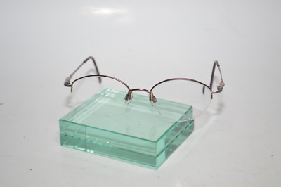 ELLE Eyeglasses Frames EL2579 50[]18-135MM Metallic Purple Semi-Rimless ...
