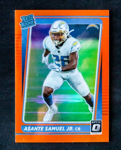 2021 Panini Donruss Optic - Asante Samuel Jr - Rated Rookie Orange ...