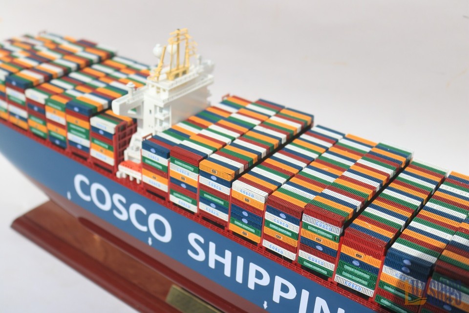 Cosco Shipping Container Model Ship 72cm | eBay