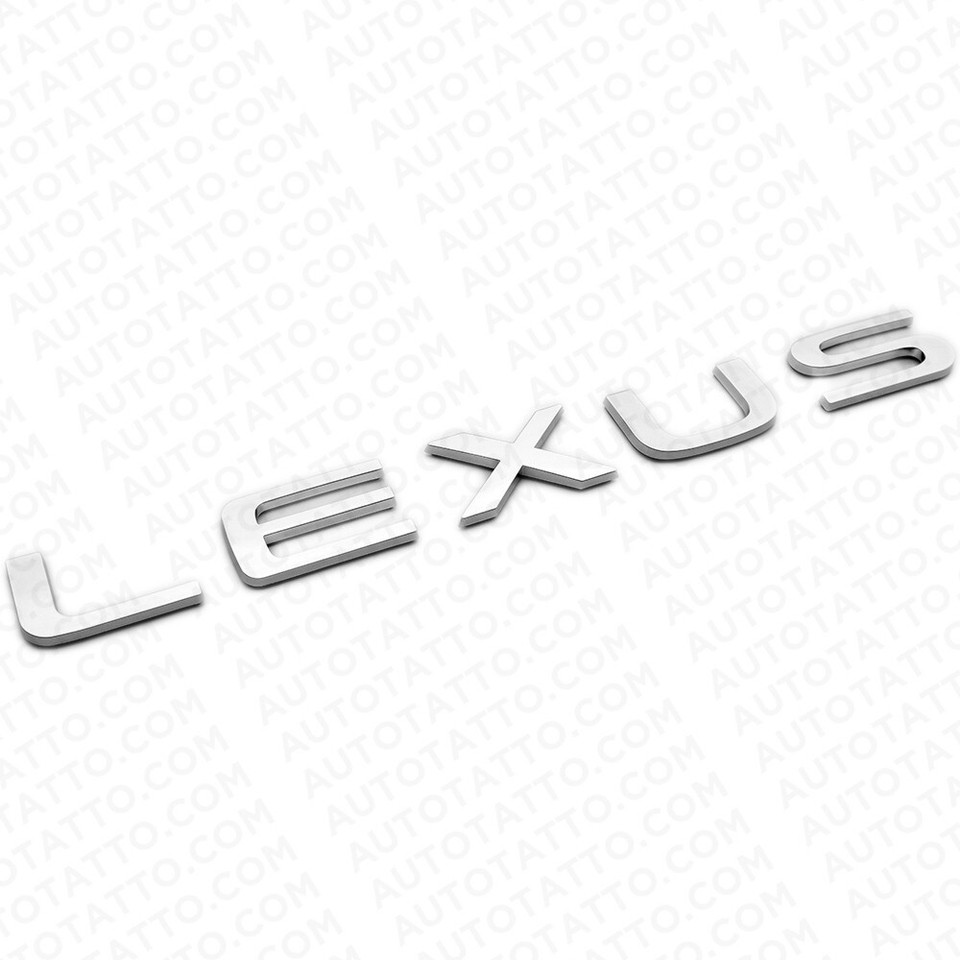 2022+ Lexus Trunk Lid Letter Logo Badge 3D Emblem F-Sport Car Decorate ...