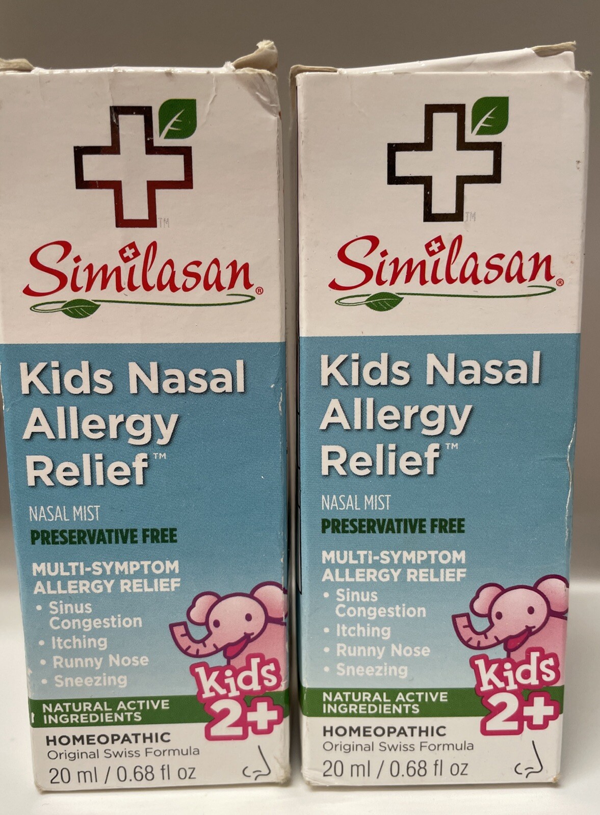 Lot of 2 Similasan Kids Homeopathic Nasal Allergy Relief 0.68 oz Exp: 5 ...