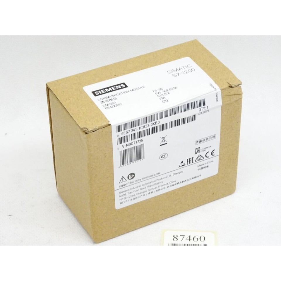 New Siemens 6ES7241-1CH32-0XB0 6ES7 241-1CH32-0XB0 SIMATIC S7-1200 CM ...