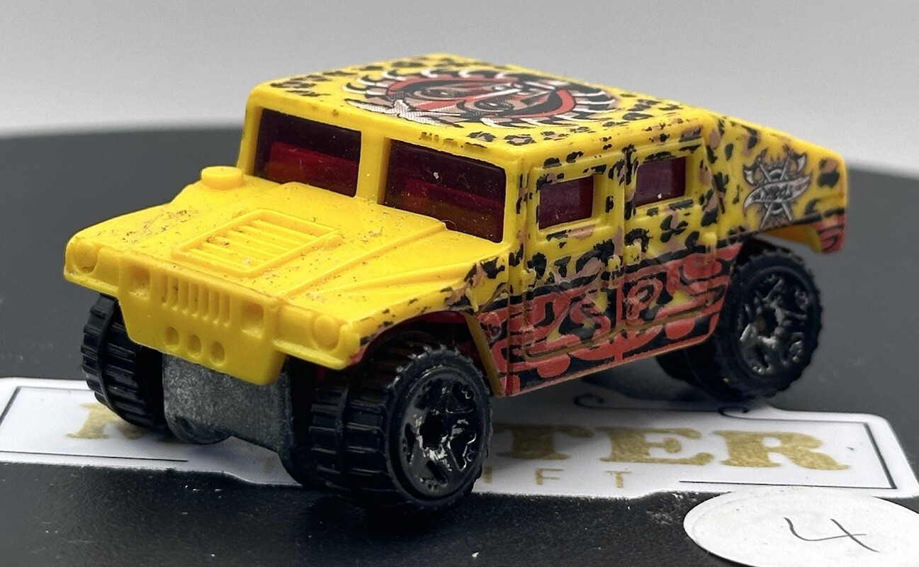 Hot Wheels Yellow Hummer Humvee AFRICA CULTURE ZULU CHEETAH - FREE ...