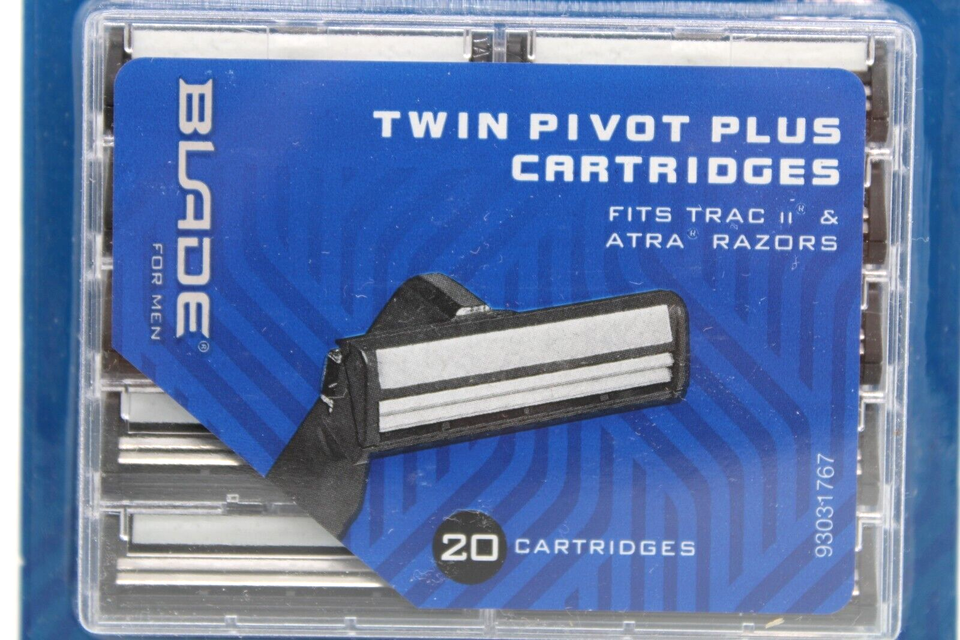 Blade For Men Twin Pivot Plus * 20 Cartridges * Fits TRACII & ATRA ...